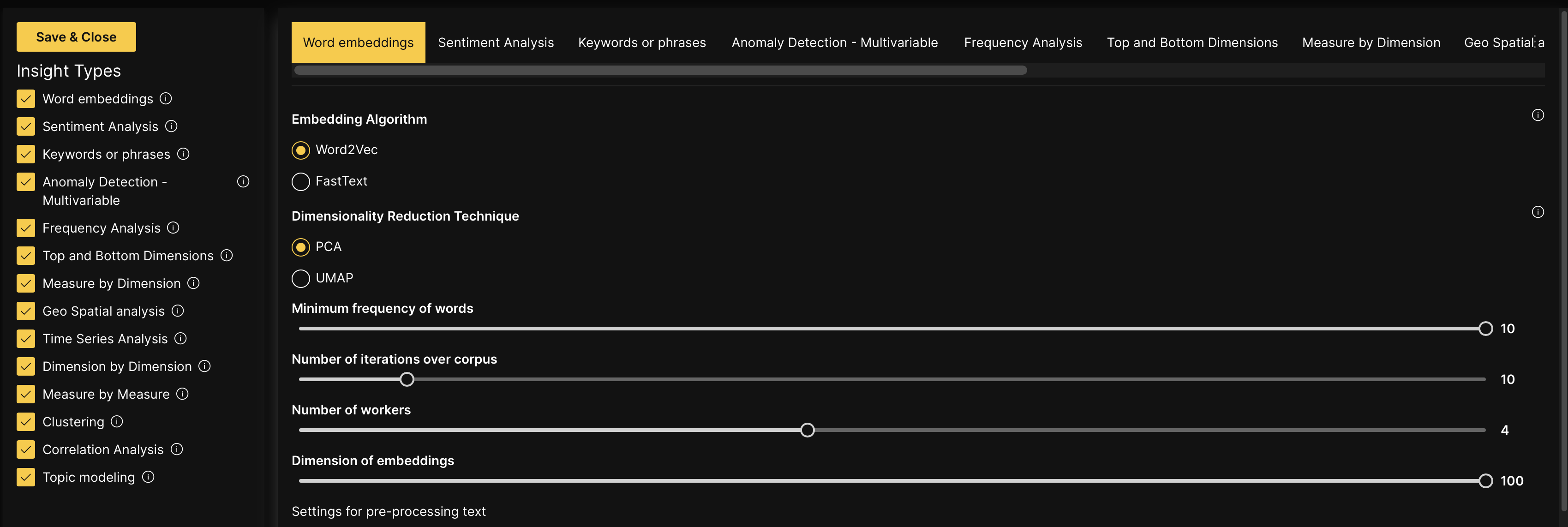 Analyze a dataset | H2O AutoInsights